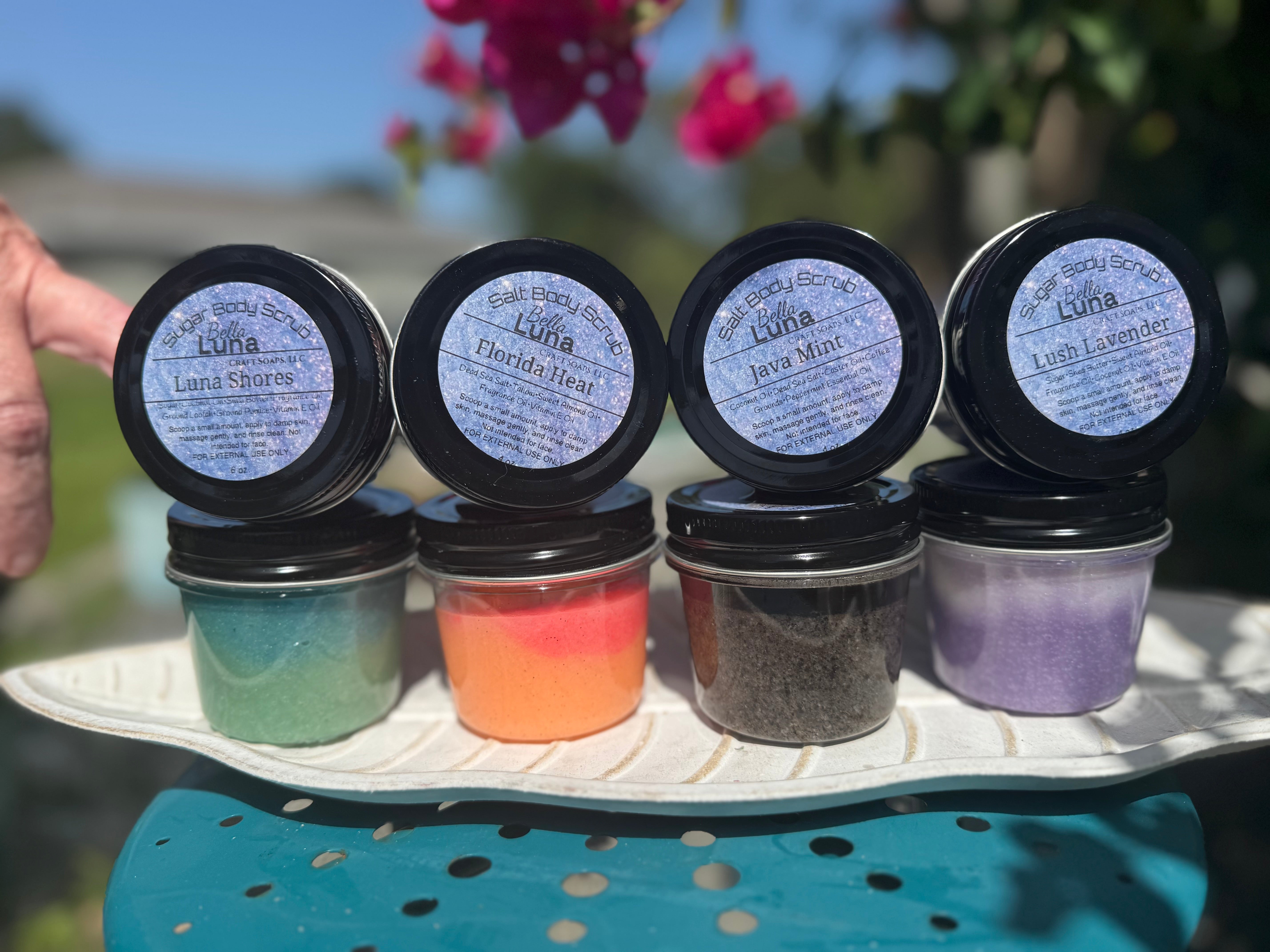 Scrubs & Bath Tea Salts – Bella Luna Craft Soaps, LLC